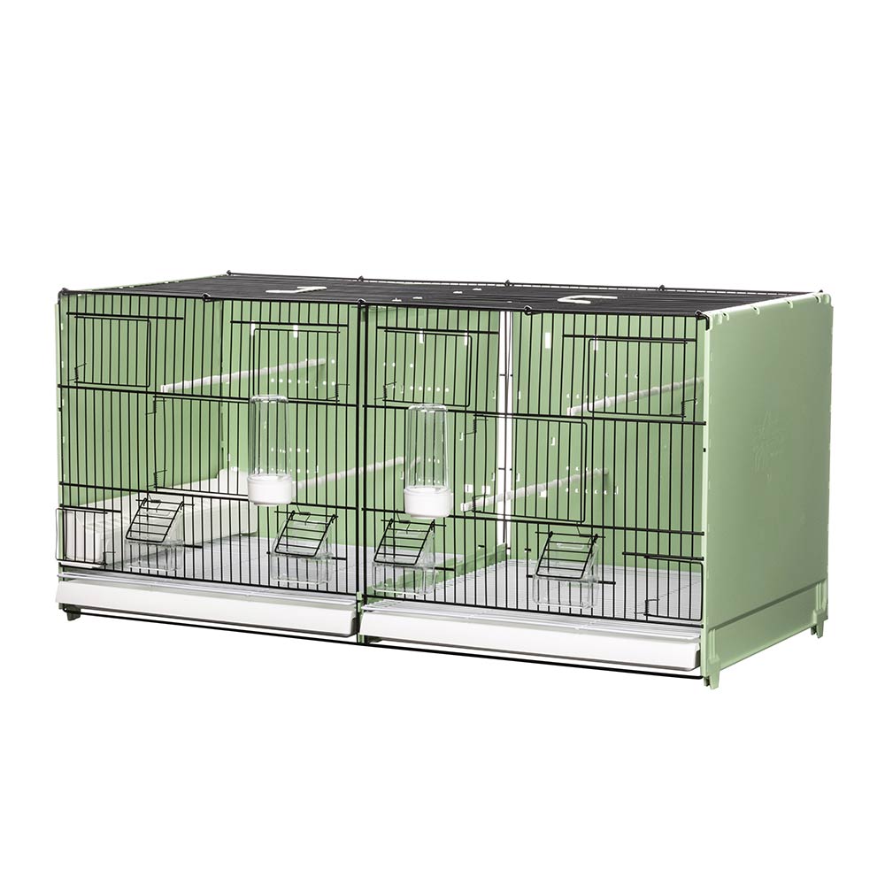 Wire double breeding cage 90x40x40cm - Portofino 2GR – Peckway